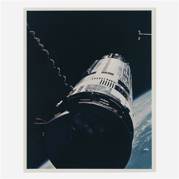 Buzz Aldrin | The Agena almost touching the Gemini spacecraft orbiting ...
