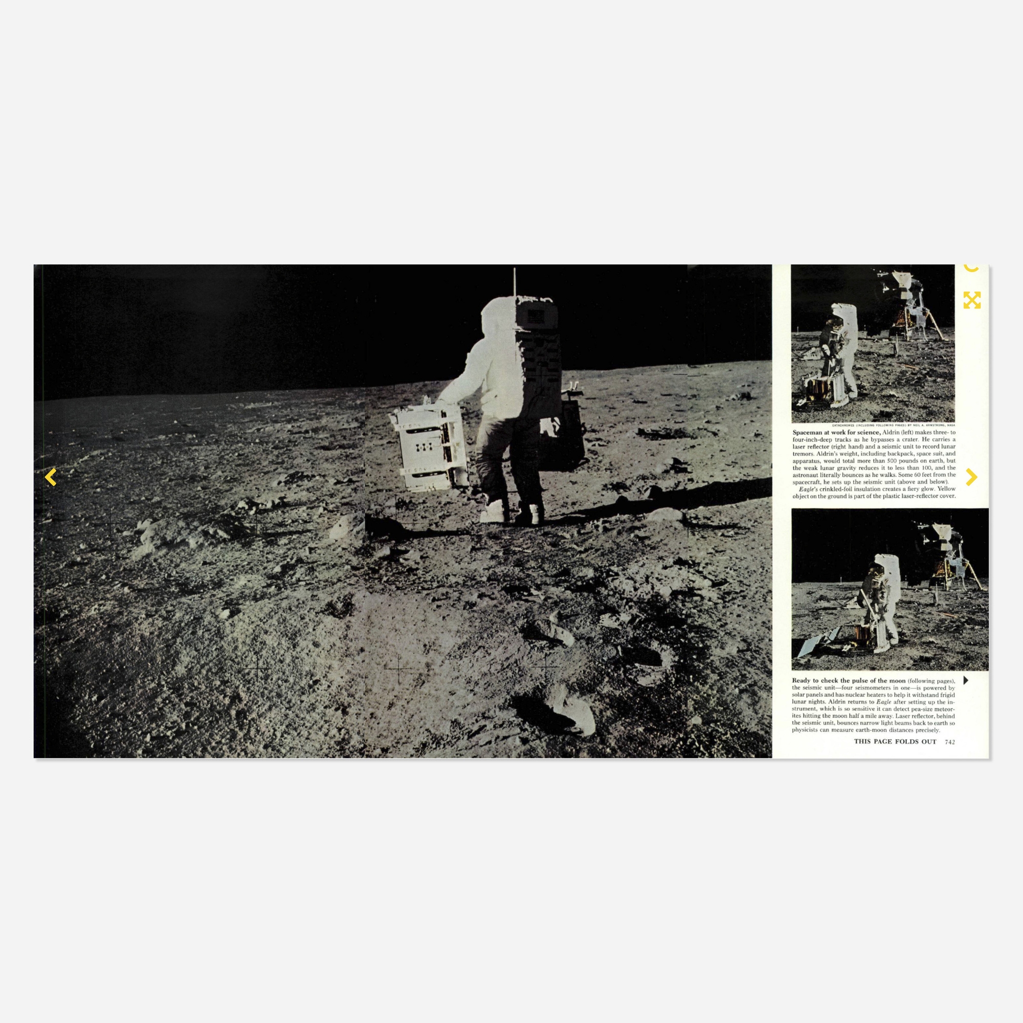 Neil Armstrong | Buzz Aldrin posing for a photograph in front of Tranquility Base, Neil ...