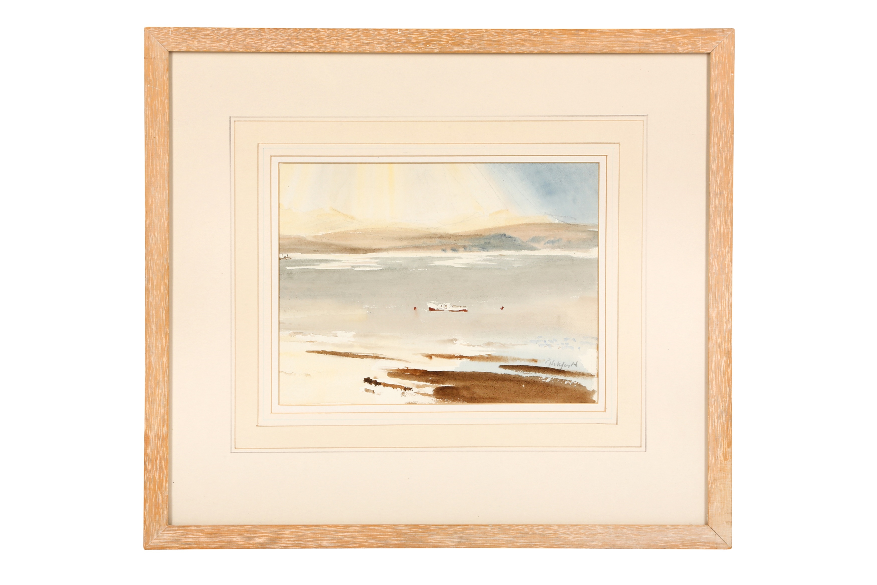 Roland Vivian Pitchforth | Boat in Highland Loch | MutualArt