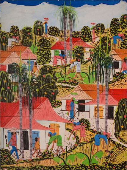 Jean Abner Dubic | village scenes | MutualArt