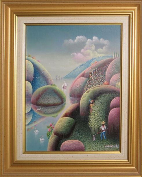 Mario Montilus | Pink Islands (1961) | MutualArt
