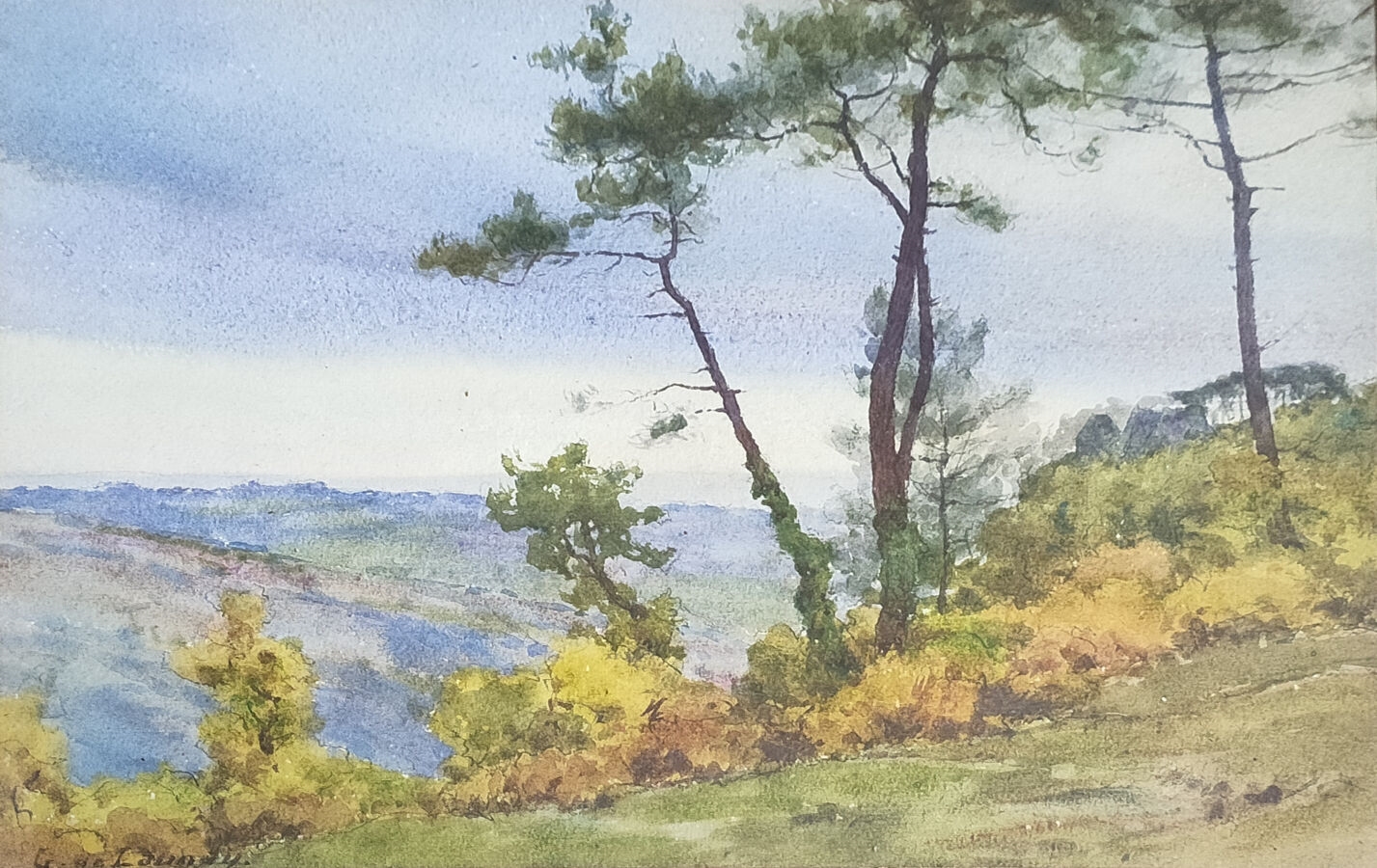 Gustave De Launay | Paysage arboré | MutualArt