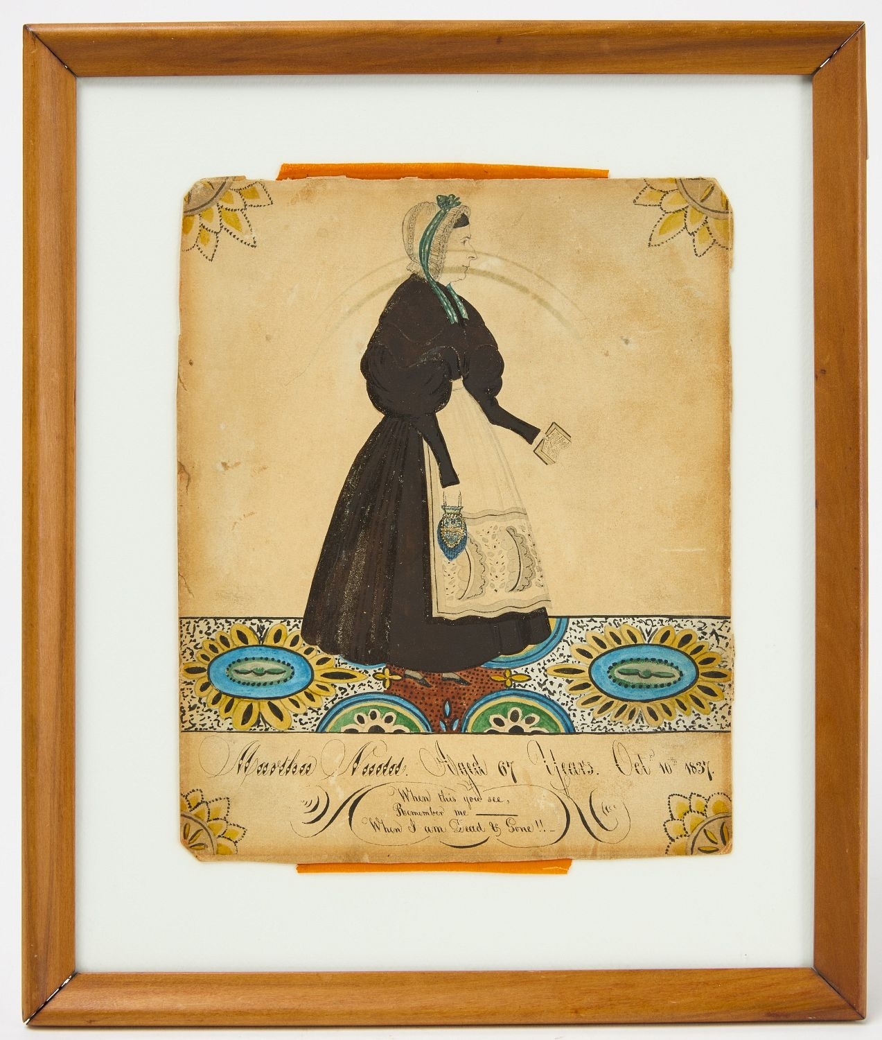 Joseph H. Davis | Portrait of Martha Nudd (1837) | MutualArt