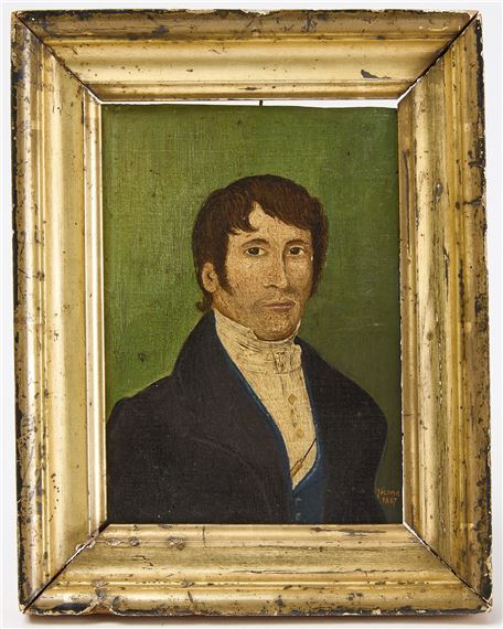 Elizabeth Gilbert Jerome | Portrait of a gentleman (1867) | MutualArt