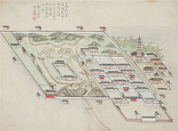 Chan Du | Monument map (1832) | MutualArt