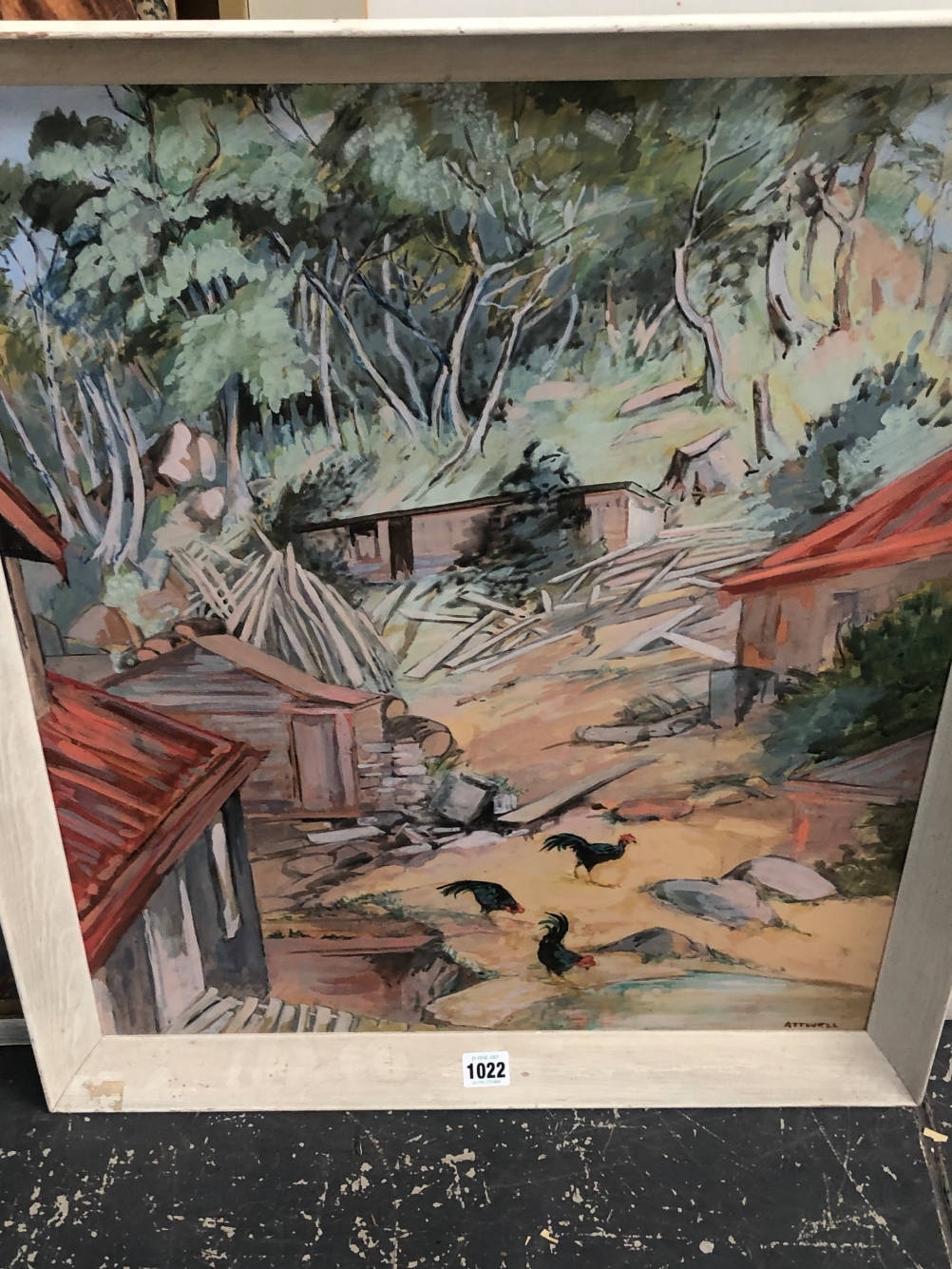 Ivy T. Attwell | FIVE FRAMED LANDSCAPE PAINTINGS OF VARIOUS SIZES AND ...