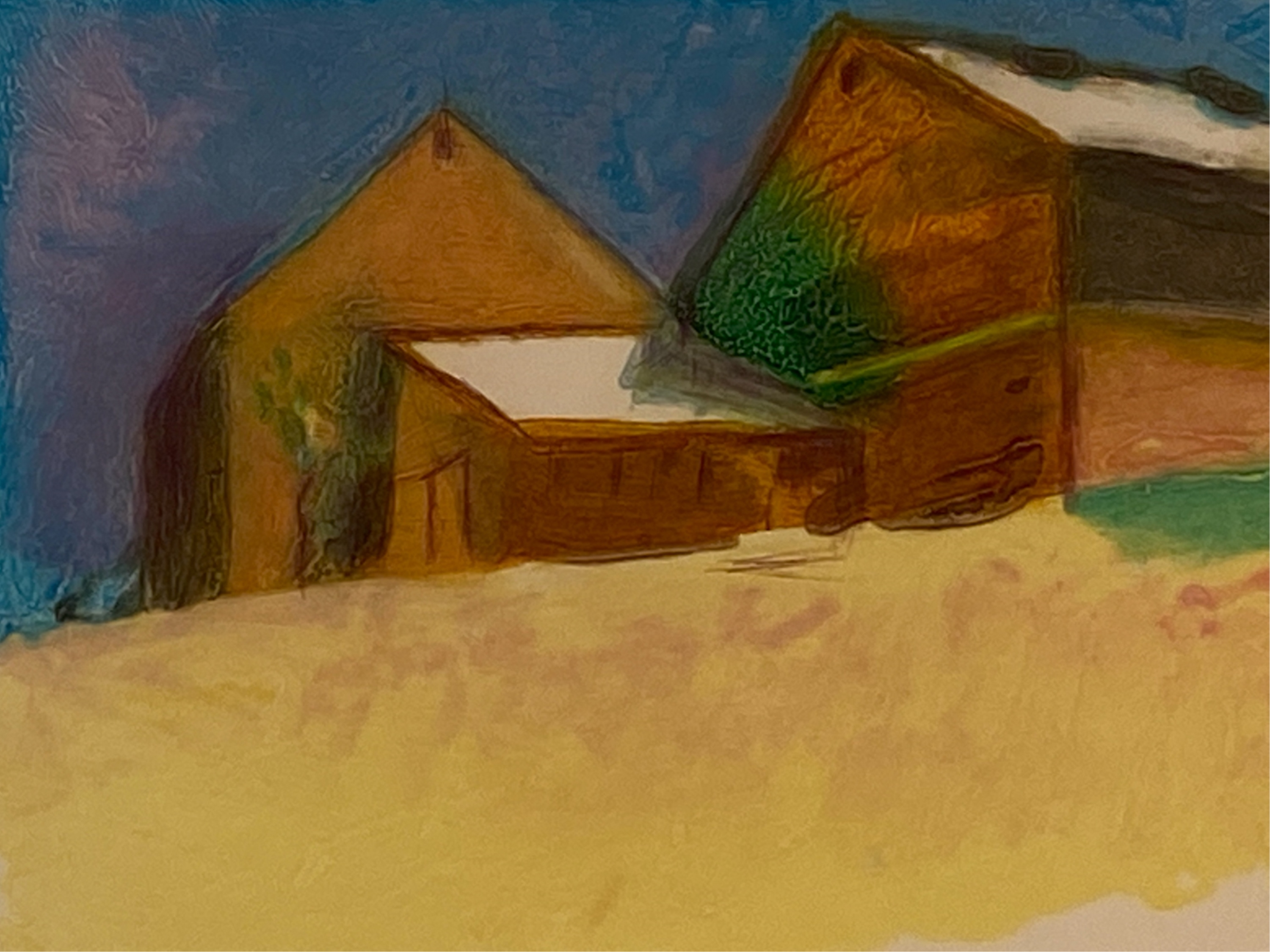 Wolf Kahn | WOLF KAHN (1922-2020) COLOR LITHOGRAPH | MutualArt