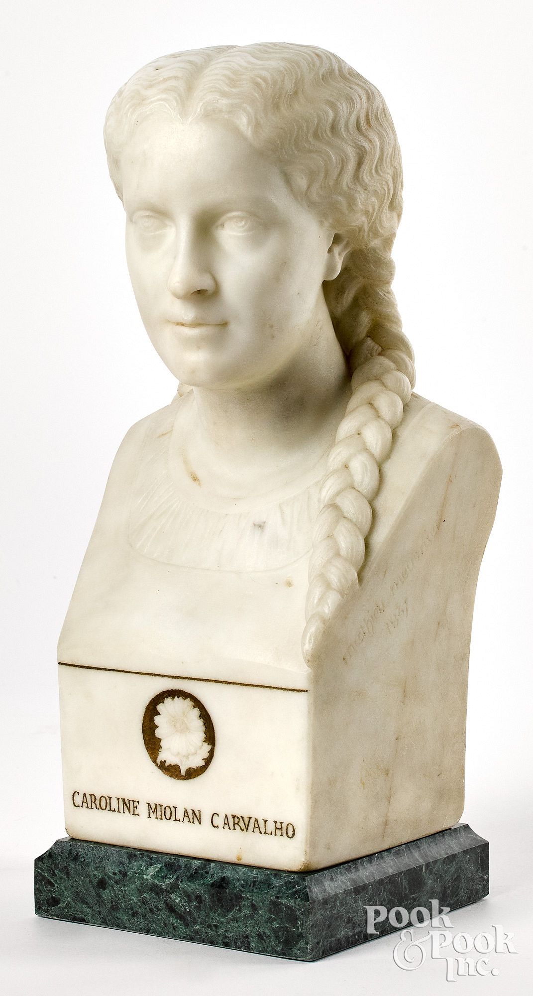 Roland Mathieu-meusnier | Roland Mathieu-Meusnier marble bust (1867 ...