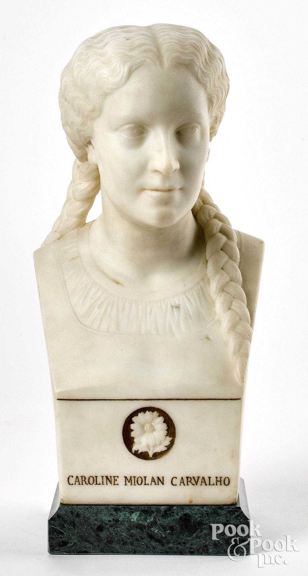 Roland Mathieu-meusnier | Roland Mathieu-Meusnier marble bust (1867 ...