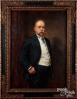 Georg Papperitz | Portrait of Freiin Olga Charlotte Emma Wilhelmine ...