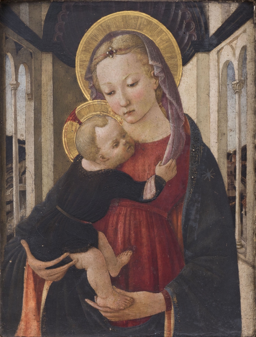 Maître de la Nativité de Castello | La Vierge à l'Enfant | MutualArt