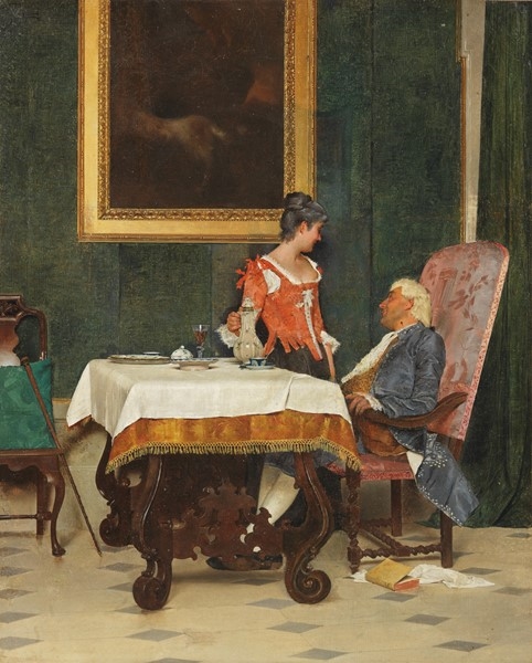 Tito Lessi | Il corteggiamento | MutualArt