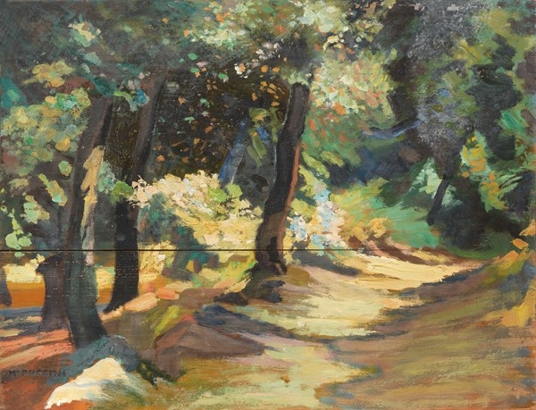 Mario Puccini | Sentiero nel bosco | MutualArt