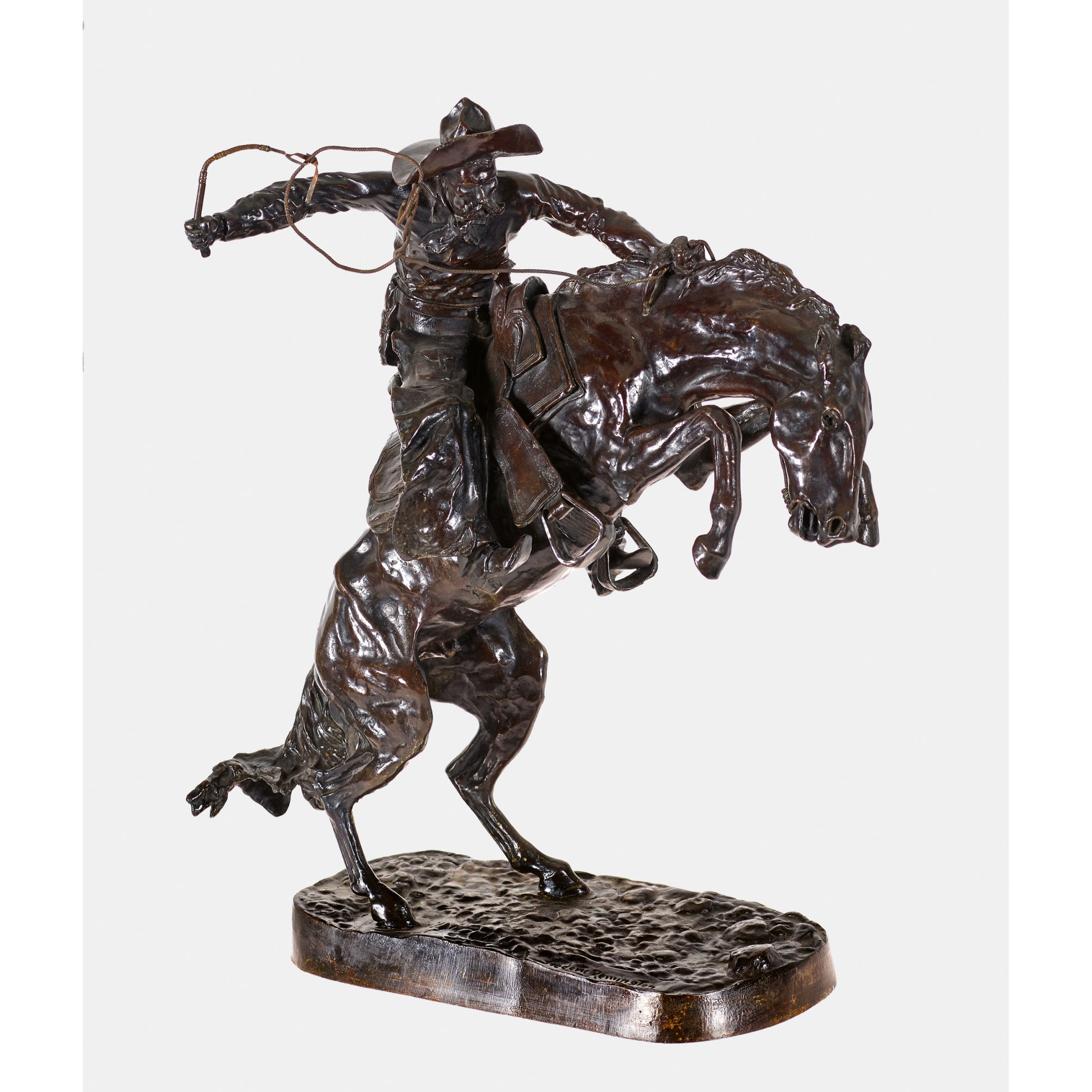 Frederic Remington | The Bronco Buster | MutualArt