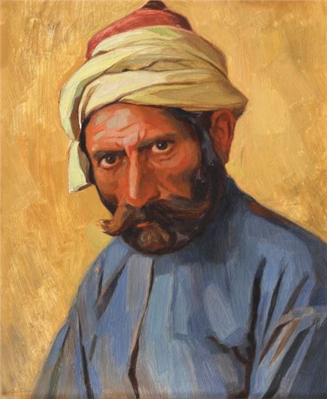 Constantin Artachino | Portrait of a Turk Man | MutualArt