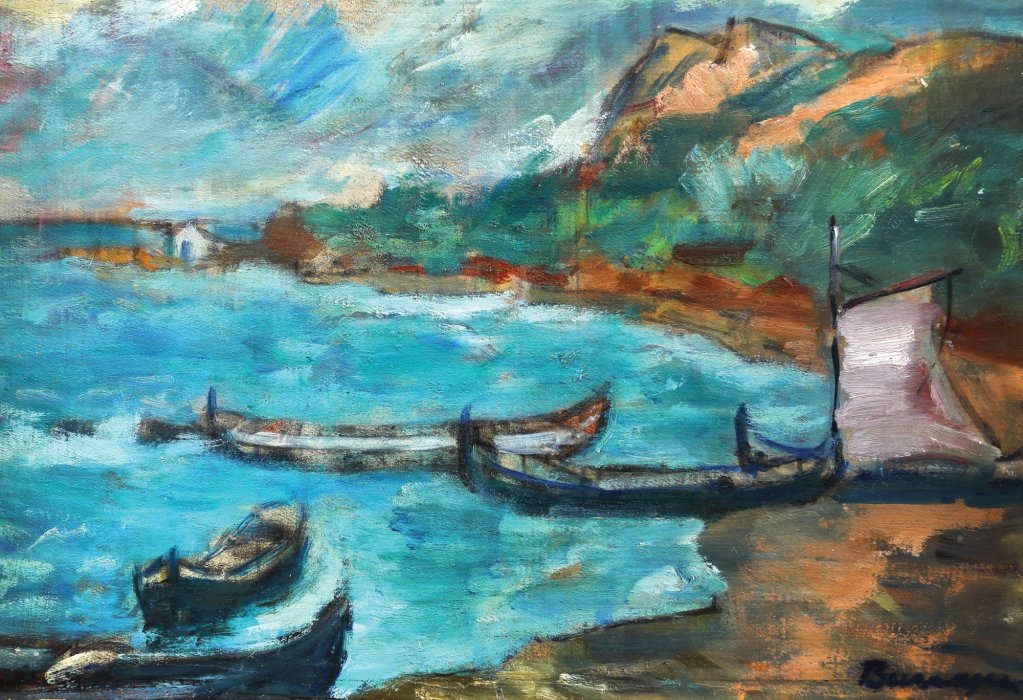 Marius Bunescu | Boats by the Sea | MutualArt
