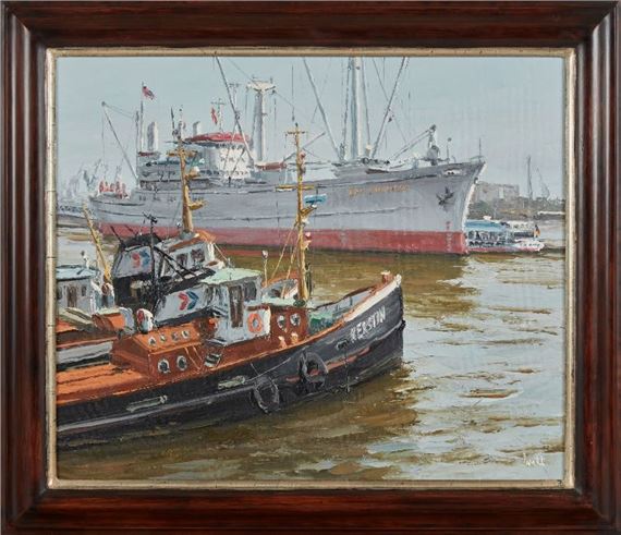 Peter Witt | Das Museumsschiff Cap San Diego im Hamburger Hafen | MutualArt