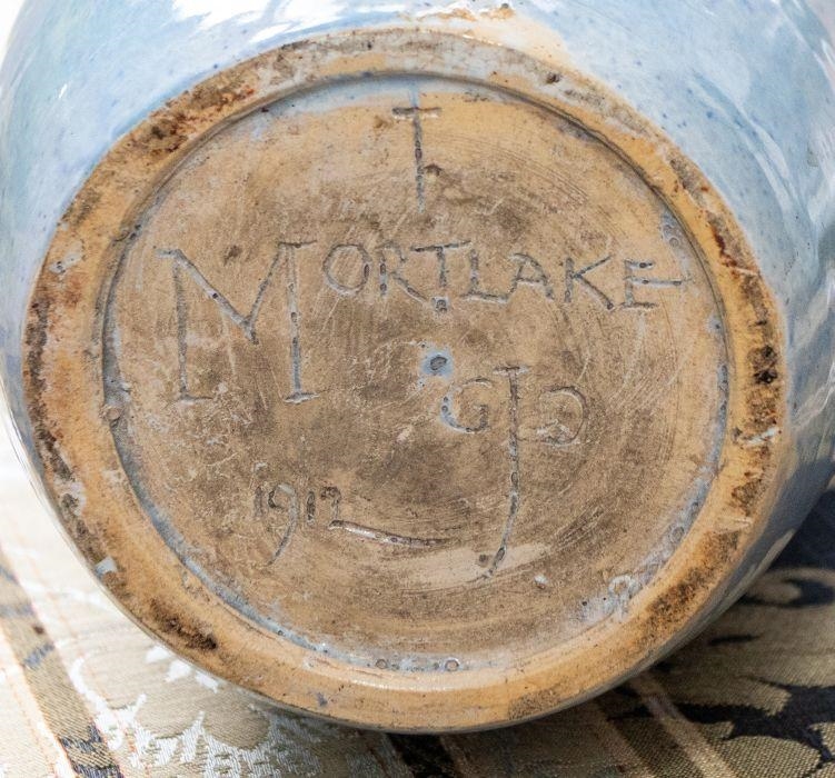 George James | An Arts & Crafts Mortlake high fired pottery art vase by ...