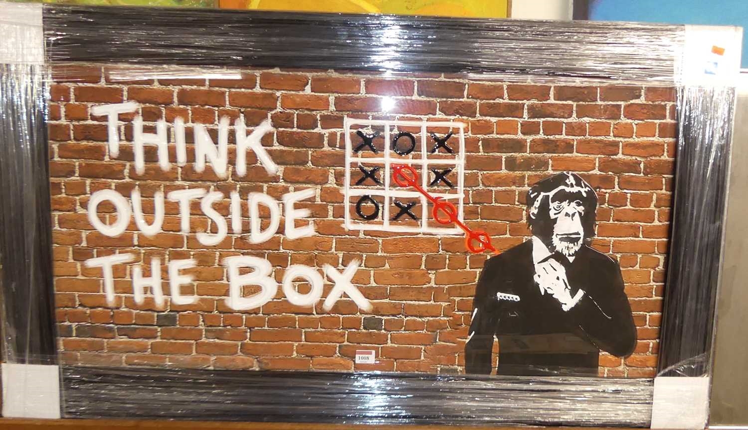 Banksy | Think Outside the Box | MutualArt