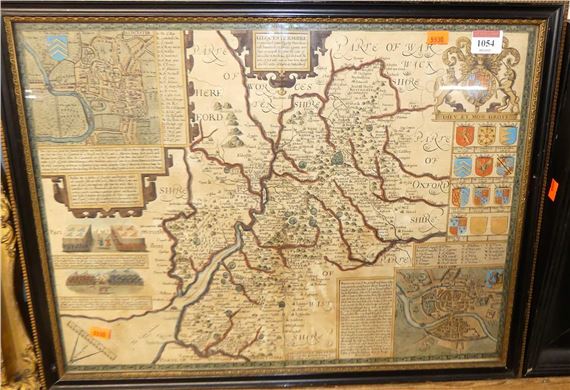 John Speed | county map of Gloucestershire | MutualArt