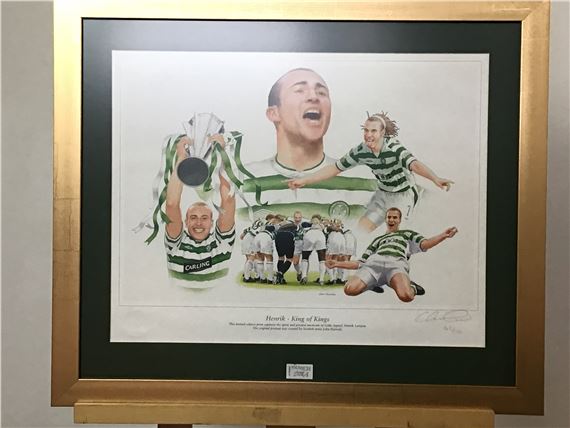 Peter Howson Obe | A PETER HOWSON OBE COLOUR PRINT AND ANOTHER PRINT ...