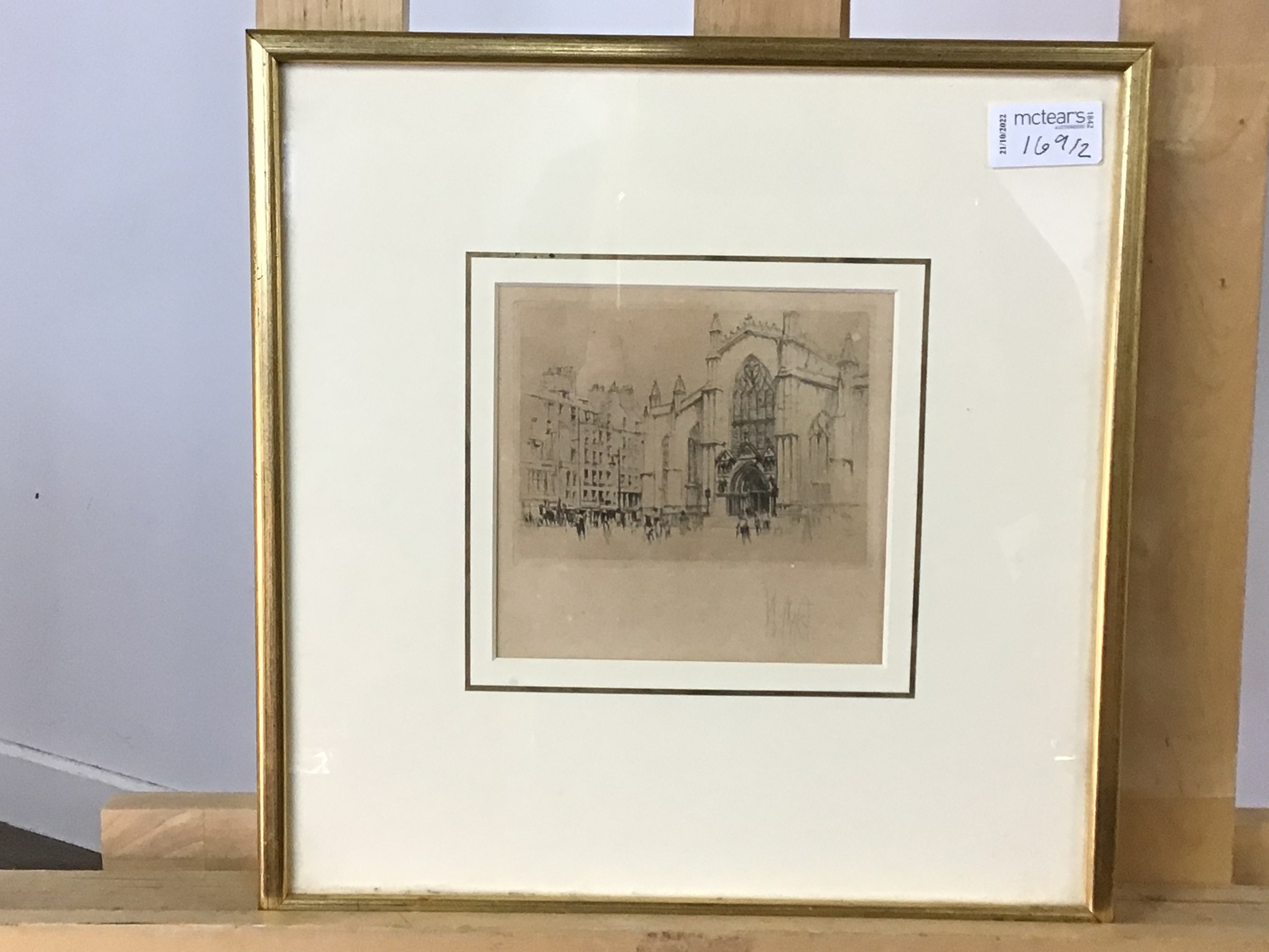 William Walcot | TWO ETCHINGS OF EDINBURGH BY WILLIAM WALCOT | MutualArt
