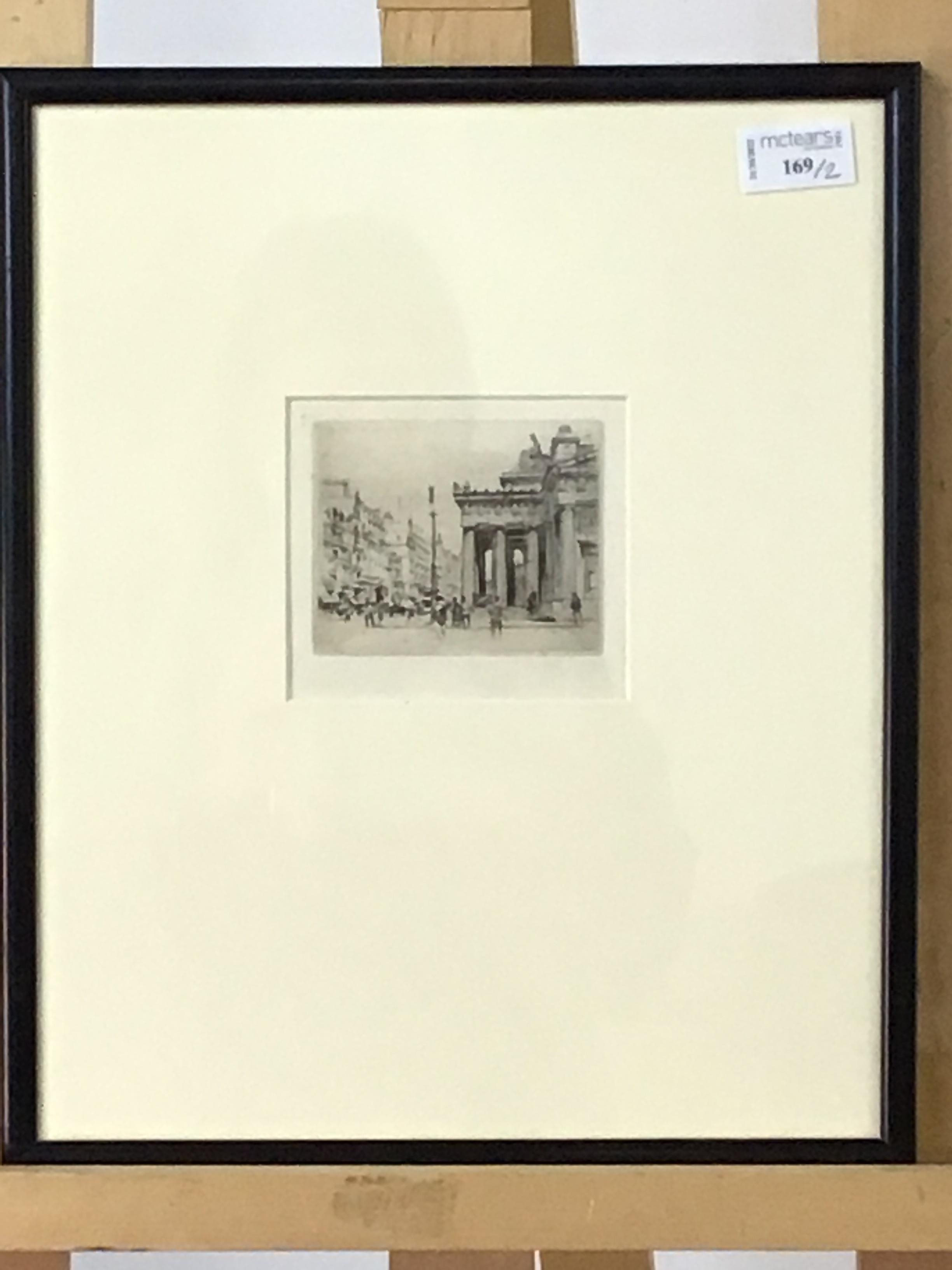 William Walcot | TWO ETCHINGS OF EDINBURGH BY WILLIAM WALCOT | MutualArt