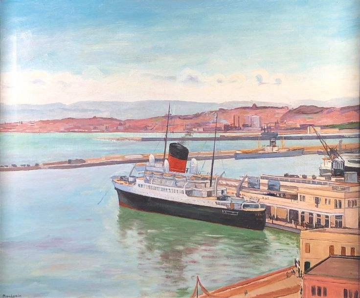 Simon Mondzain | Station of the Transat-bat. City of Algiers | MutualArt