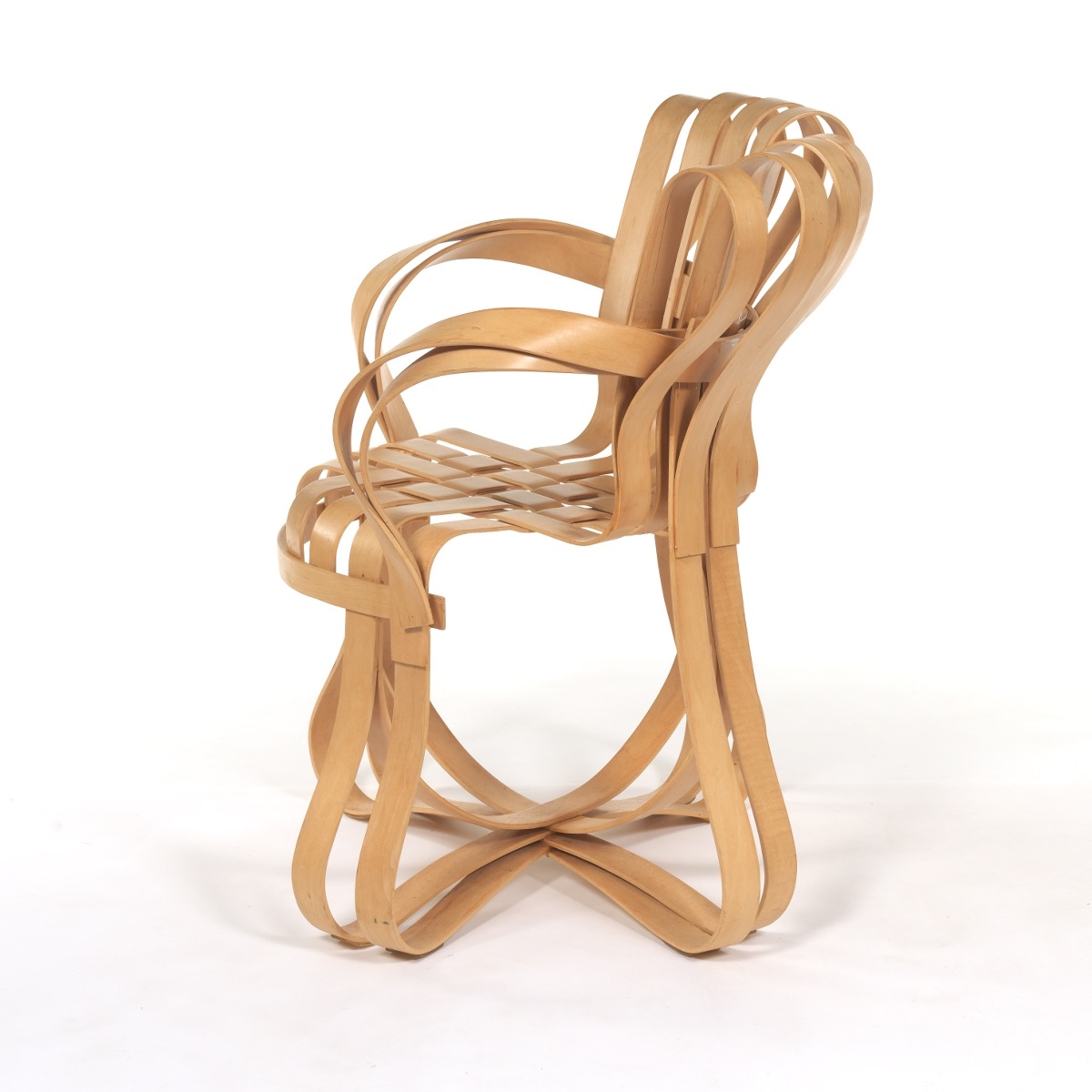 Frank Gehry | Frank Gehry for Knoll Signed Apple Basket Cross Check ...