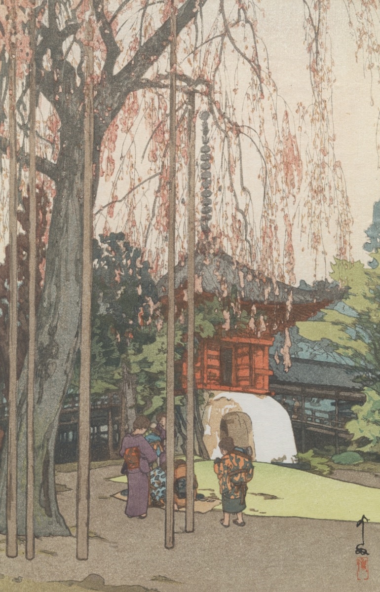 Hiroshi Yoshida | Cherry Tree at Kawagoe (Circa 1930) | MutualArt