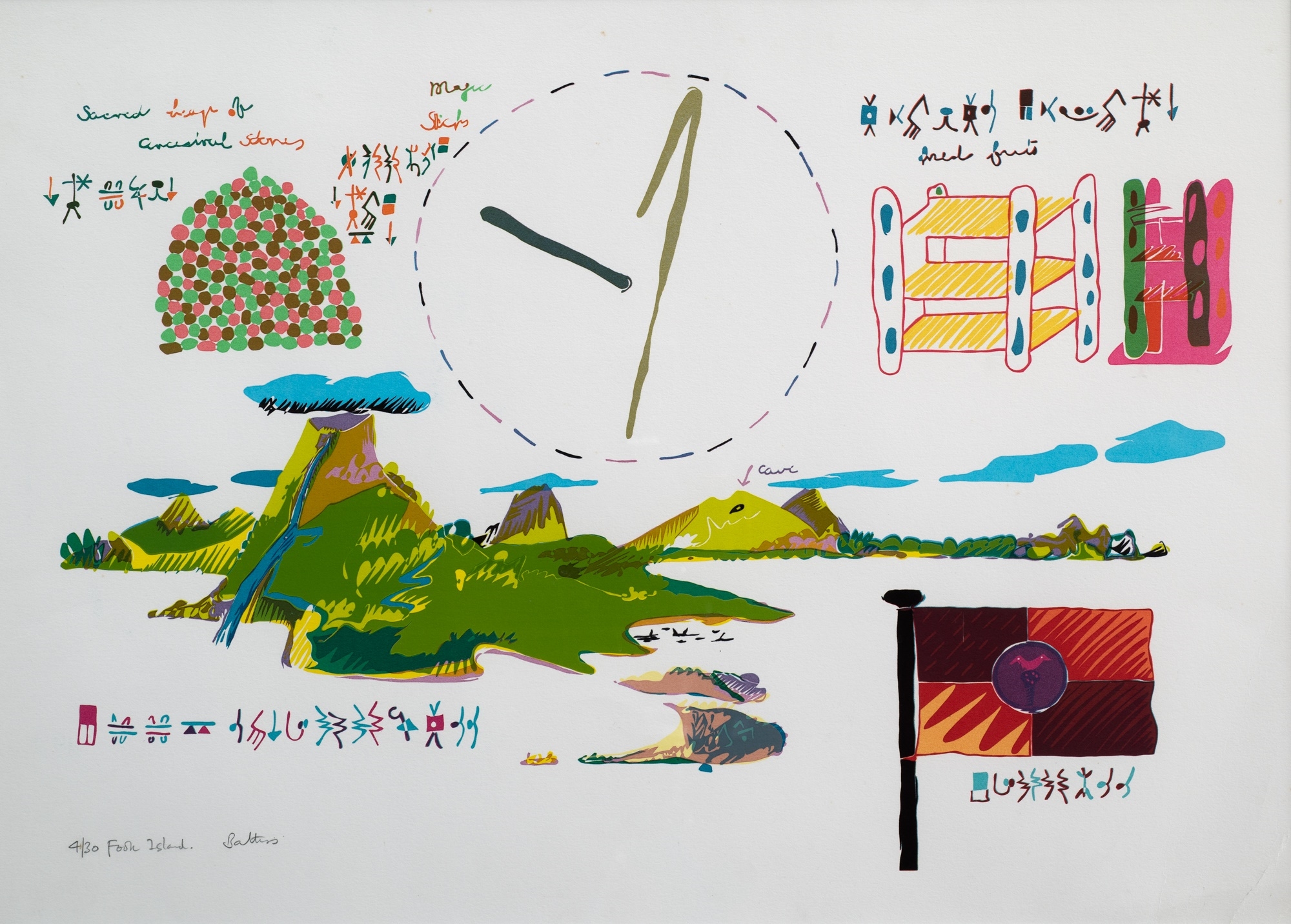 Walter Whall Battiss | Fook Island | MutualArt