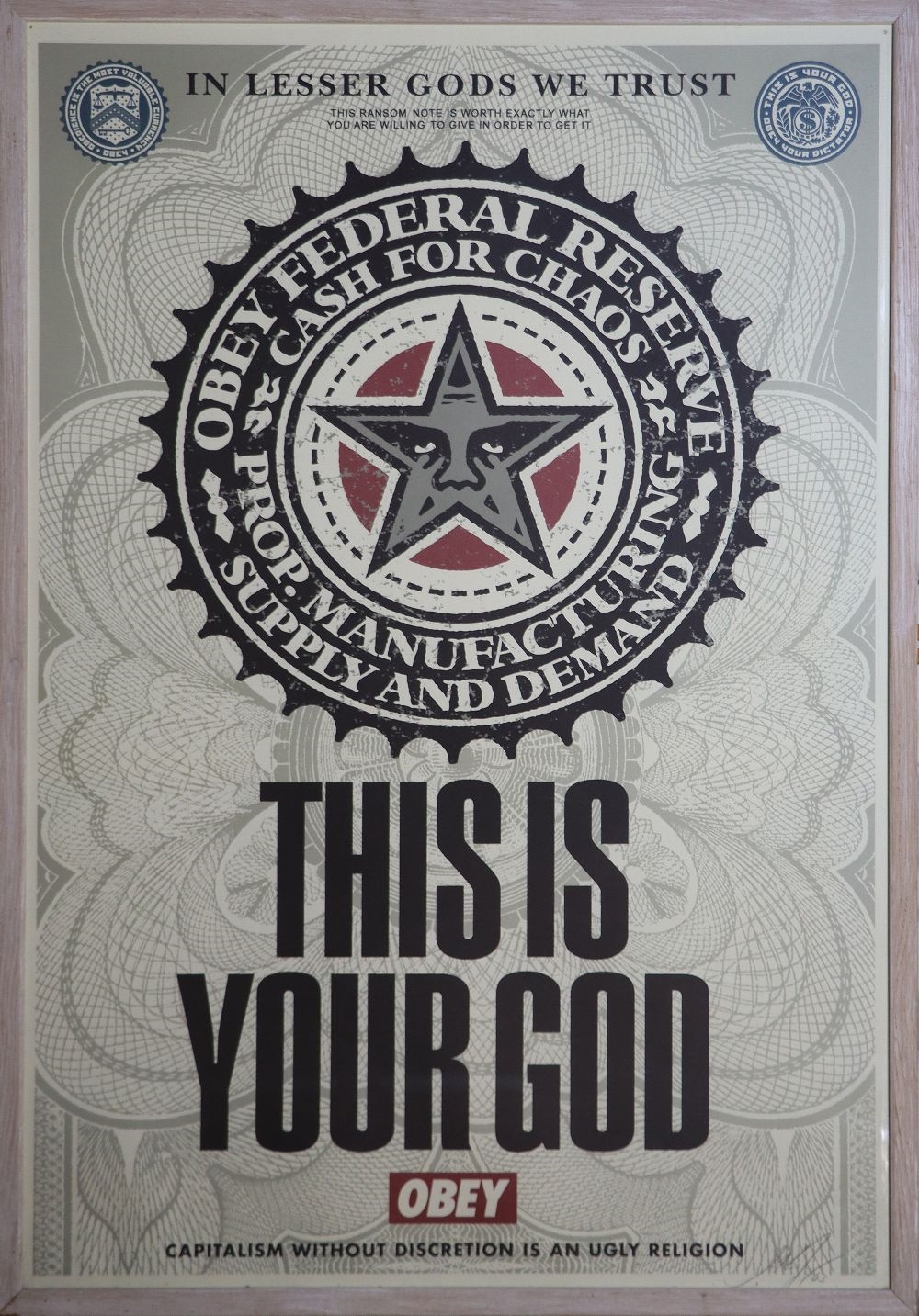 Shepard Fairey | OBEY - THIS IS YOUR GOD | MutualArt