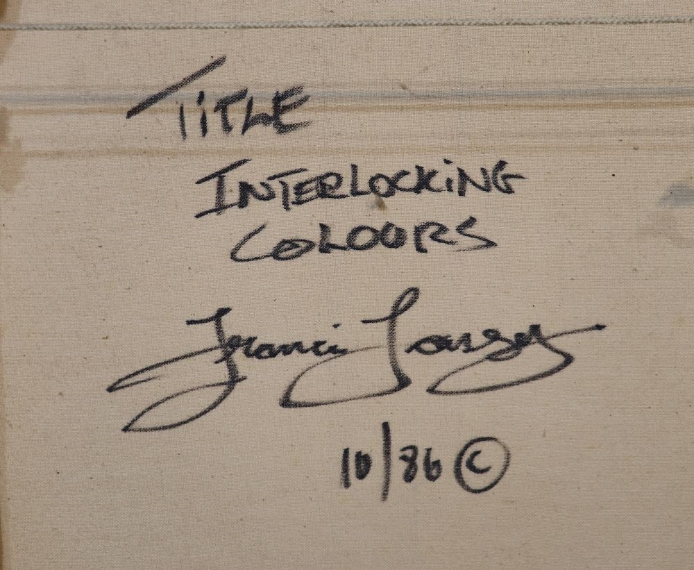 Francis Tansey | INTERLOCKING COLOURS | MutualArt