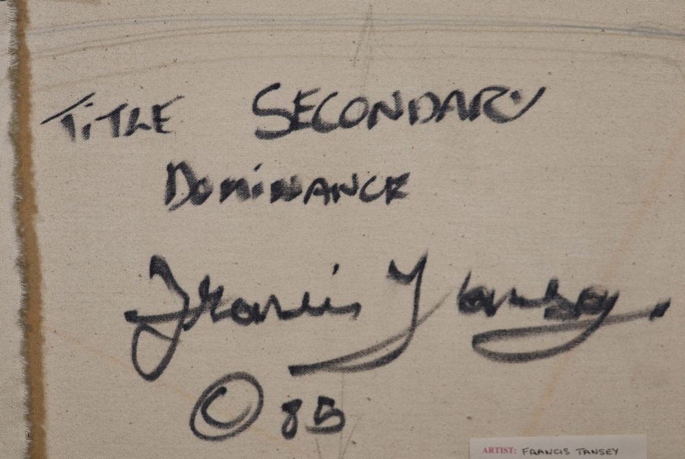 Francis Tansey | SECONDARY DOMINANCE (1985) | MutualArt