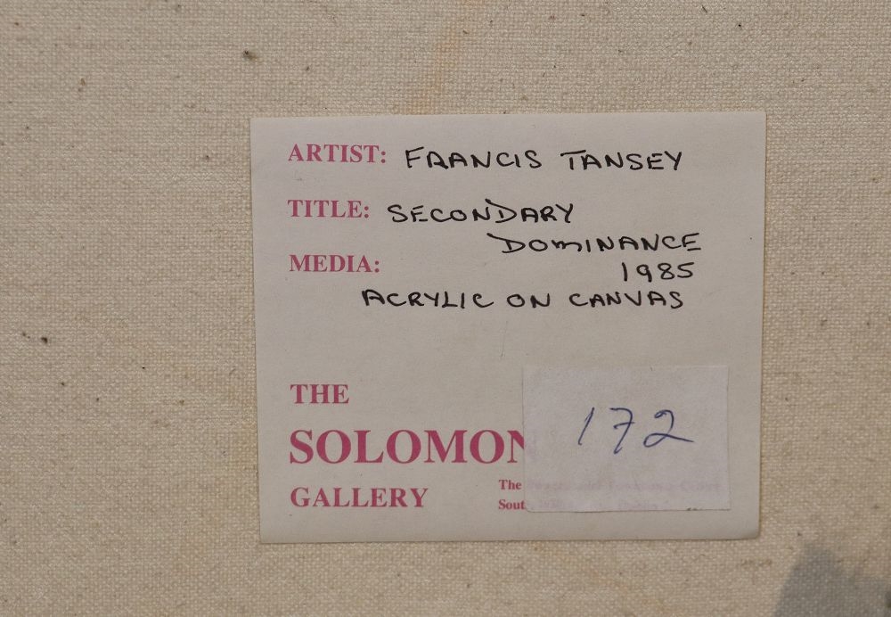 Francis Tansey | SECONDARY DOMINANCE (1985) | MutualArt