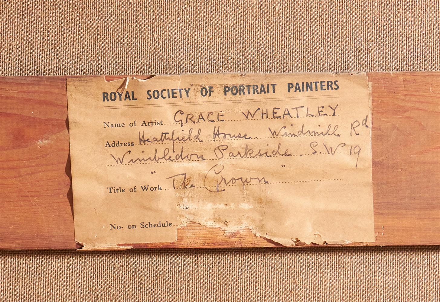 Edith Grace Wheatley | THE CORONATION PORTRAIT OF QUEEN ELIZABETH (1959 ...