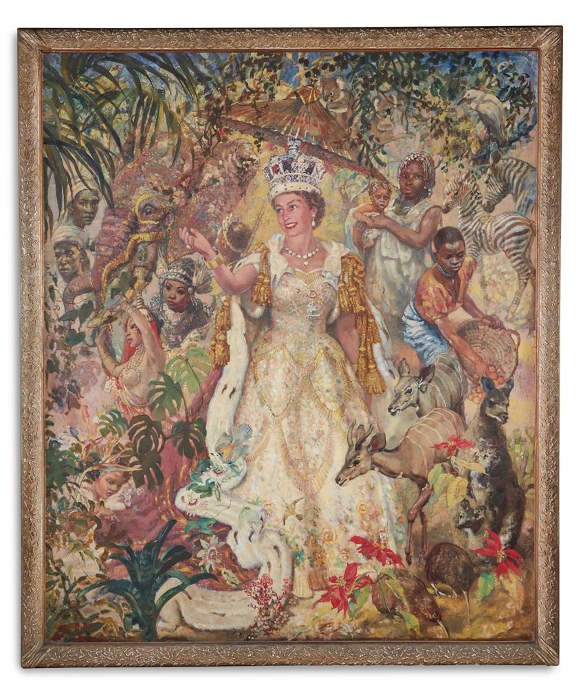 Edith Grace Wheatley | THE CORONATION PORTRAIT OF QUEEN ELIZABETH (1959 ...