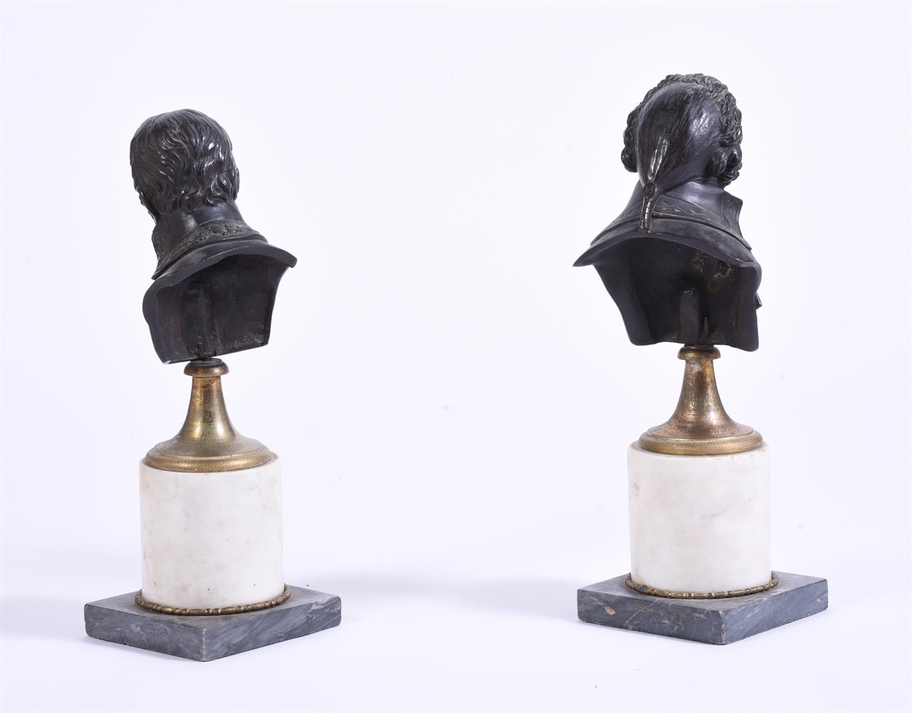 French School, 19th Century | A PAIR OF FRENCH BRONZE PORTRAIT BUSTS OF ...