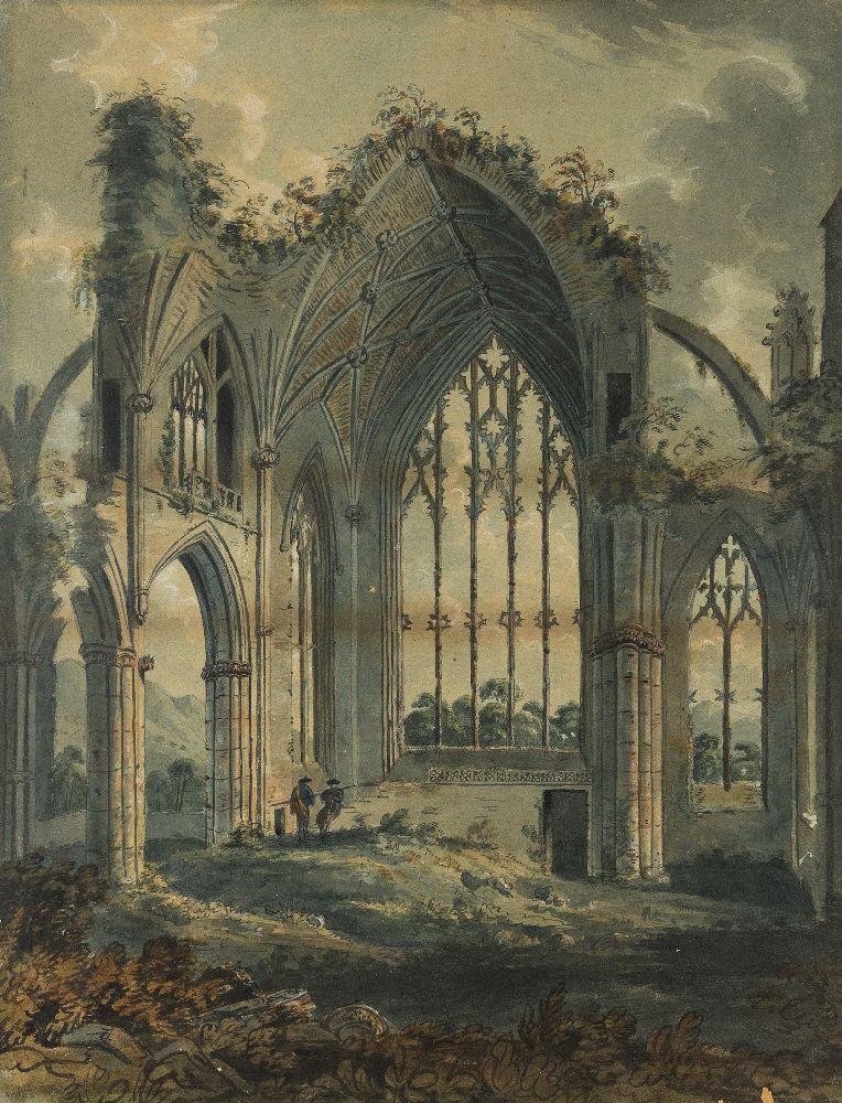 Paul Sandby | Ruins of St Mary's Abbey | MutualArt
