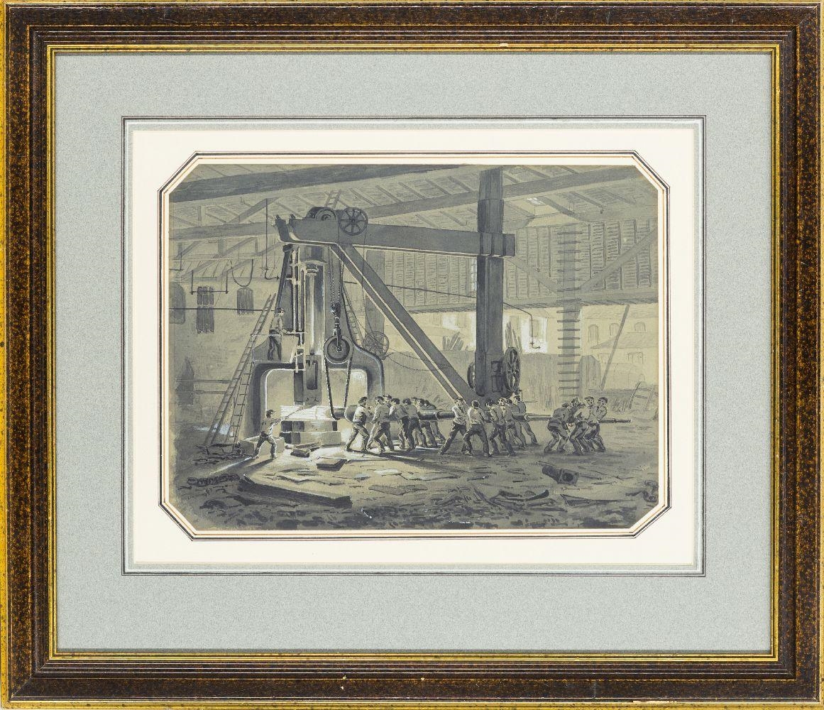 James Edwin Mcconnell | A mill making an iron boat screw | MutualArt