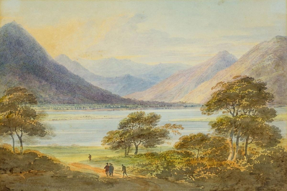 William Payne | View of the Rhone (1819) | MutualArt