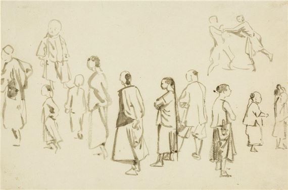 Charles Wirgman | Studies of Japanese figures | MutualArt