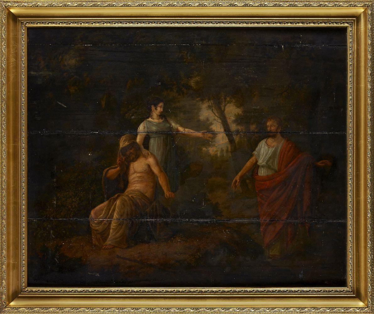 Angelica Kauffmann | Antigone implores Theseus to let Oedipus die and ...