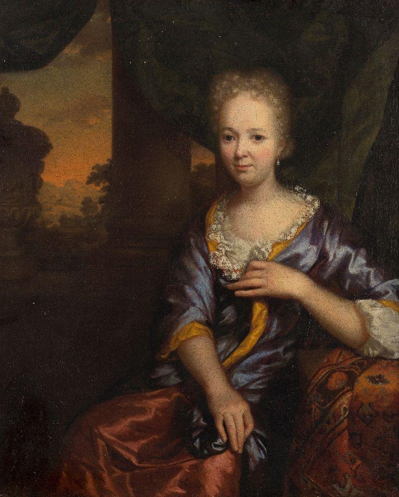 Caspar Netscher | Portrait of a lady | MutualArt