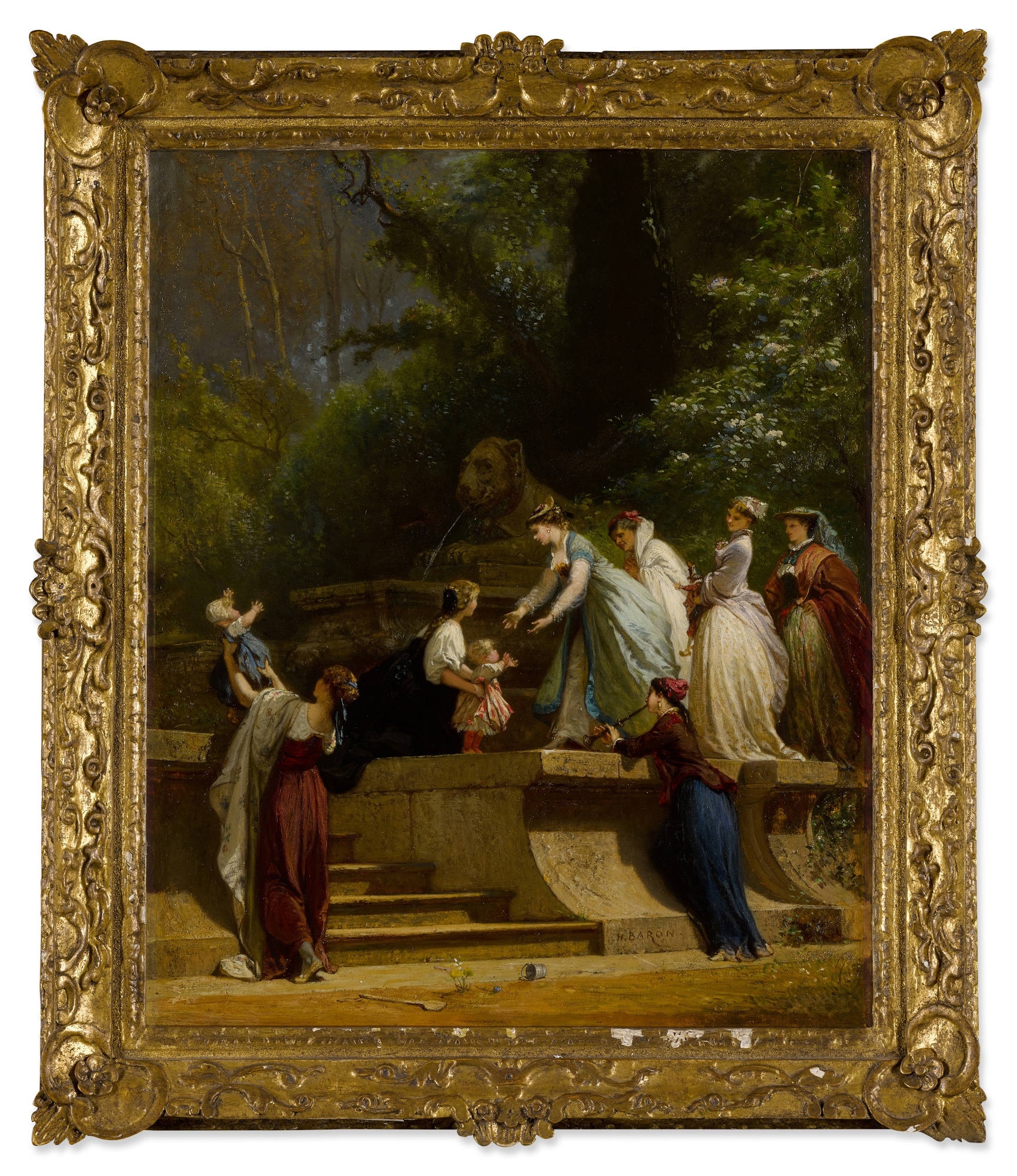 Henri Charles Antoine Baron | Dans le jardin | MutualArt