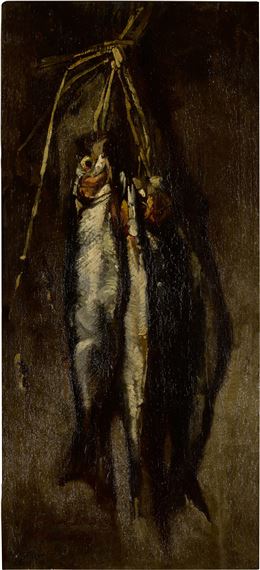 Jean-François Millet | Nature morte aux poissons (1874) | MutualArt