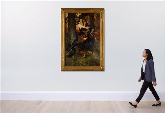 Edgar Bundy | A Witch (1896) | MutualArt