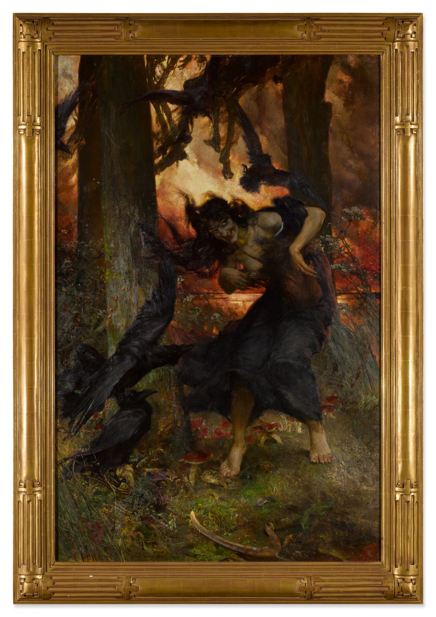 Edgar Bundy | A Witch (1896) | MutualArt