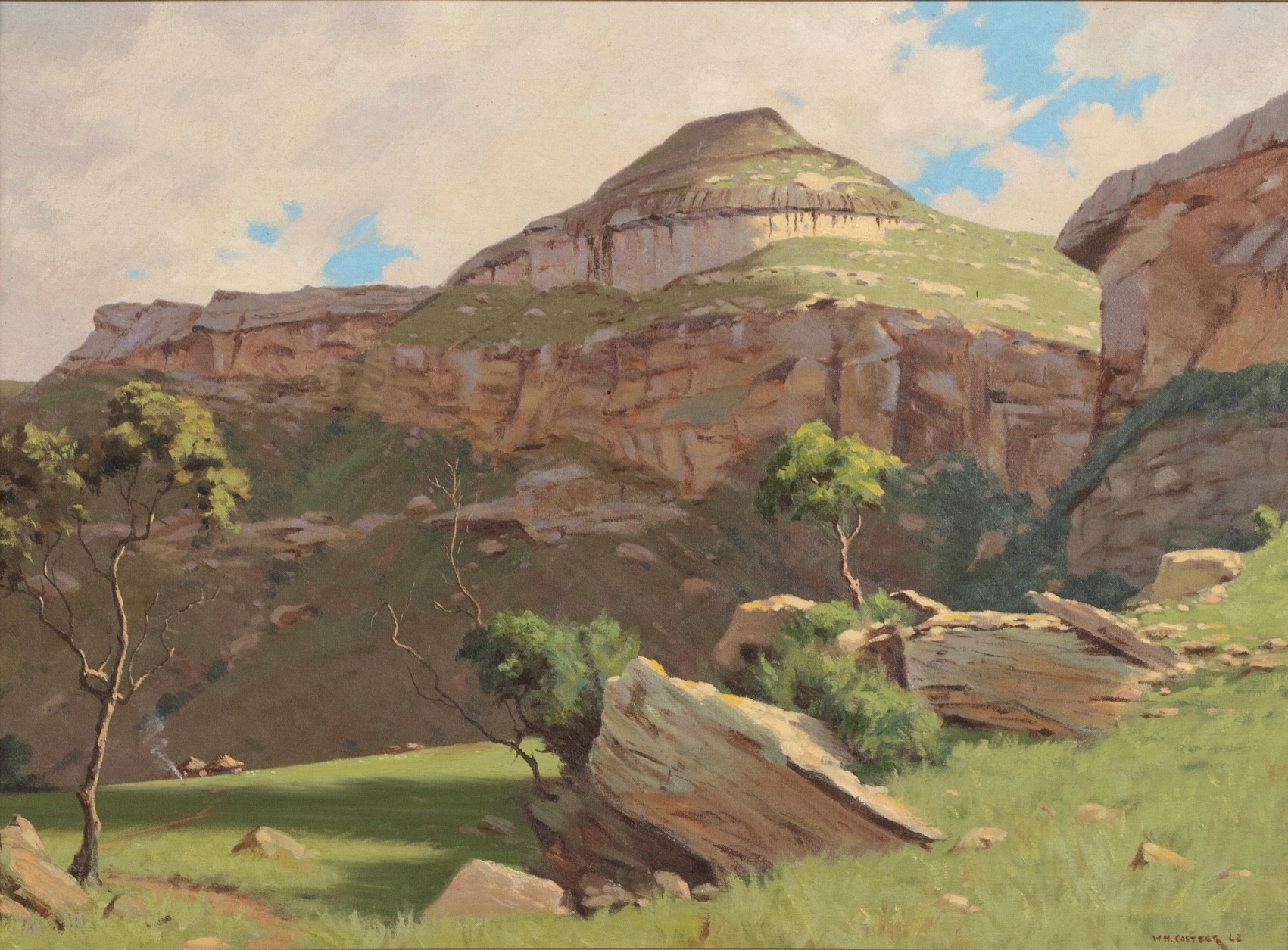 Willem Hermanus Coetzer | GOLDEN GATE OF THE FREE STATE (1942) | MutualArt