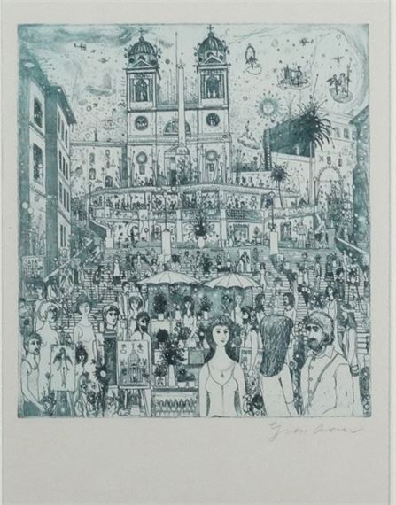 Arnold Gross | Piazza di Spagna | MutualArt